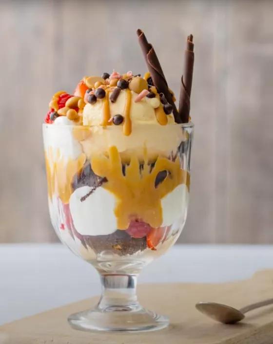 Chocolate Caramel Sundae | callebaut.com
